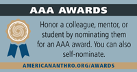 AAA Awards Ad - Anthropology News